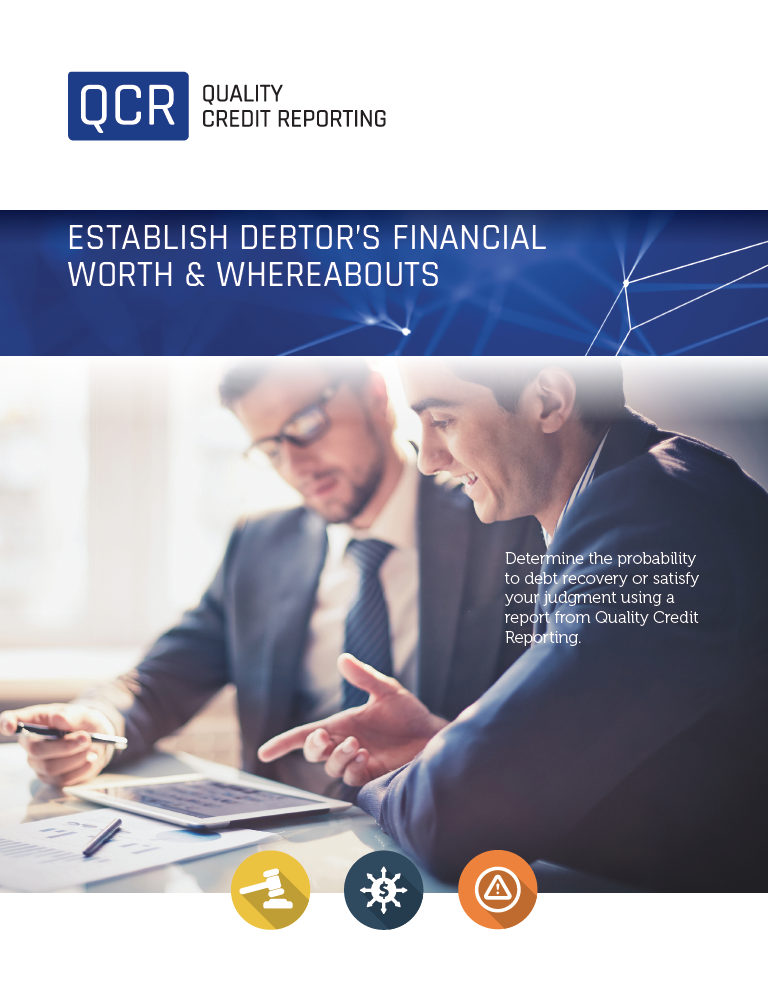 Debtor's Financial Worth & Whereabouts Report | Quality Credit Reporting